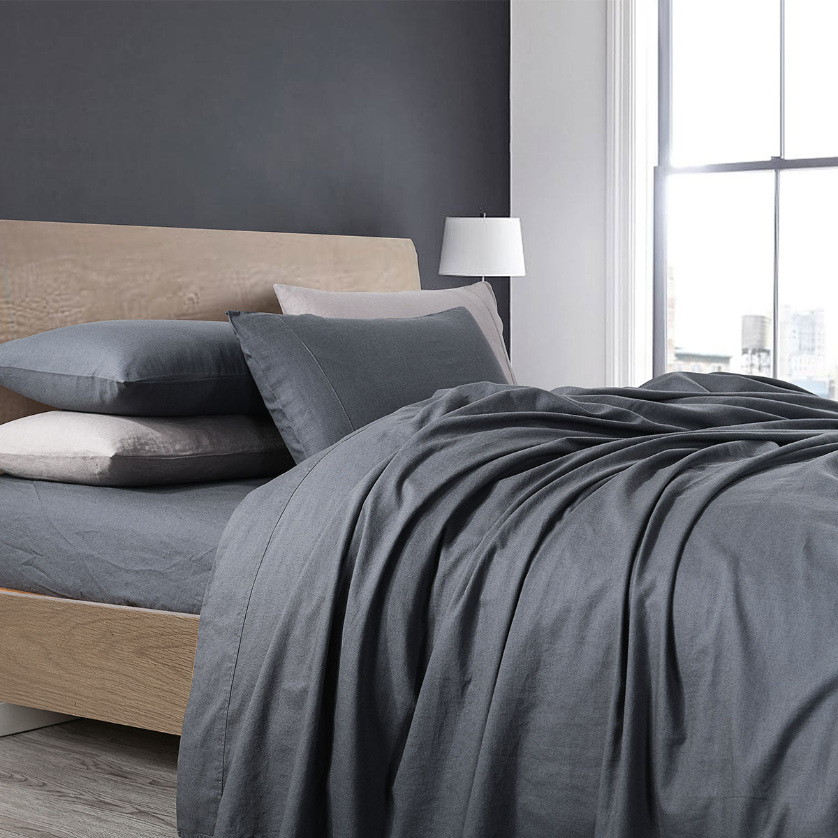 Linen Sheet Set 15” Deep Pocket - 150GSM Pre-Washed