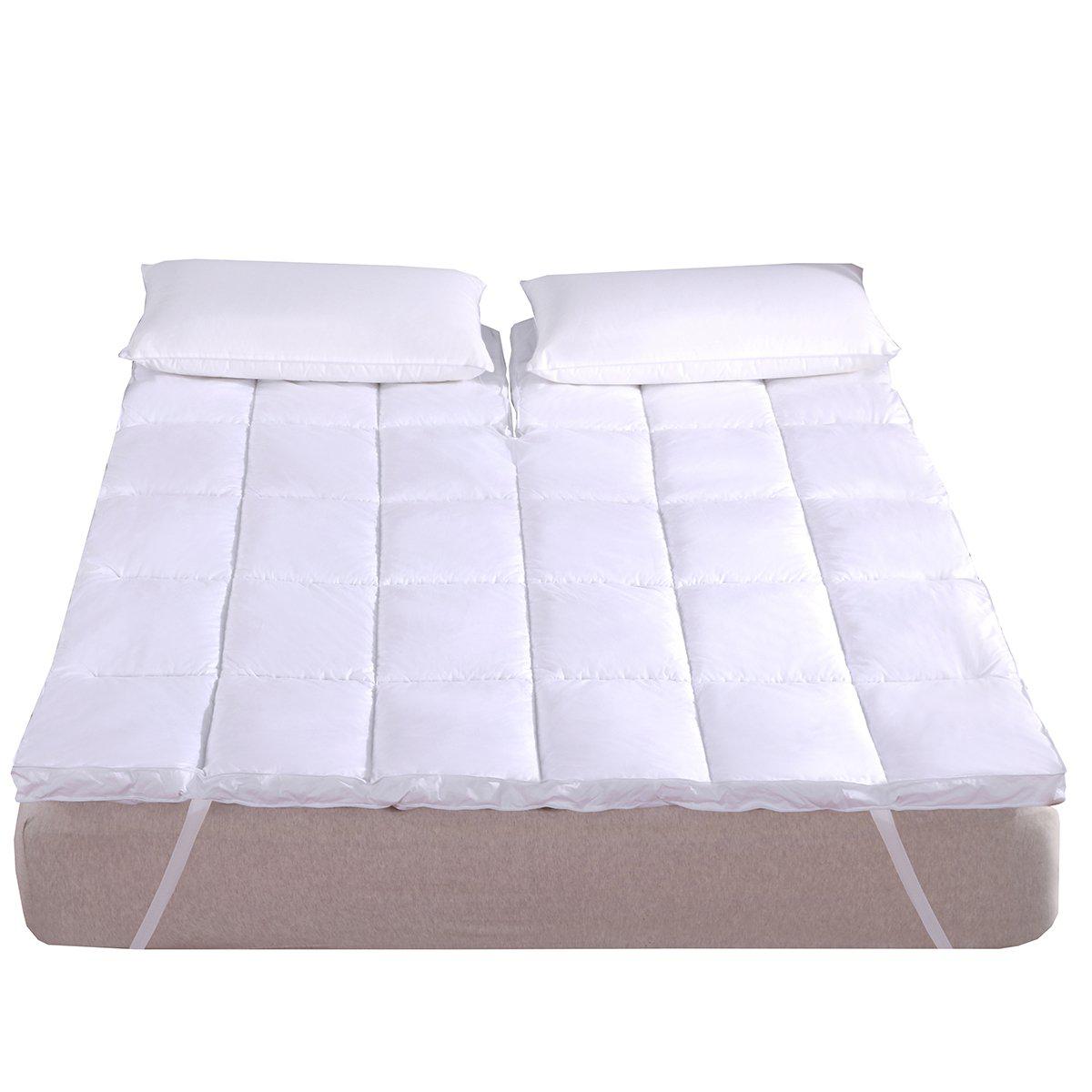 Top Split King Mattress Pad made with 100% Cotton