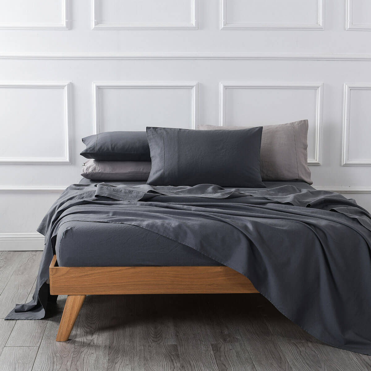 Linen Sheet Set 15” Deep Pocket - 150GSM Pre-Washed